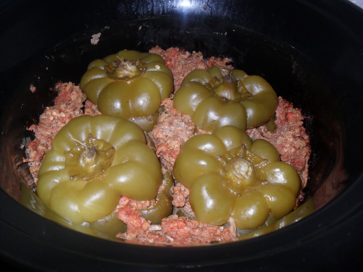 Stuffed Peppers with Spanish Sticky Rice - PaleOMG