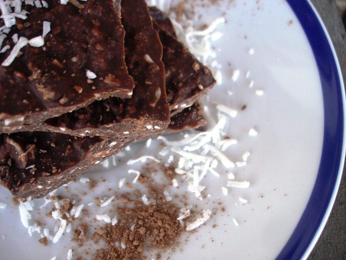Chocolate Coconut Bark - PaleOMG