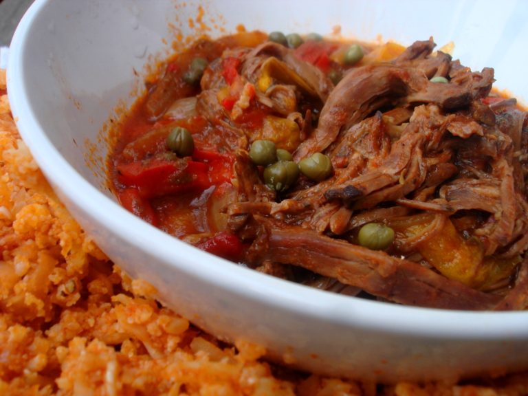 Crockpot Ropa Vieja with Cuban-Style Rice | PaleoMG