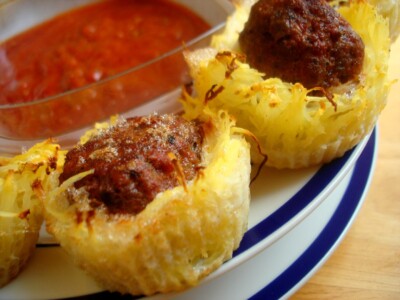 Spaghetti and Meatball Bites - PaleOMG