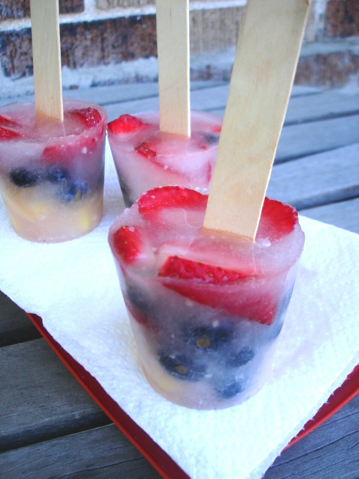 Coconut Juice Fruit Popsicles - PaleOMG