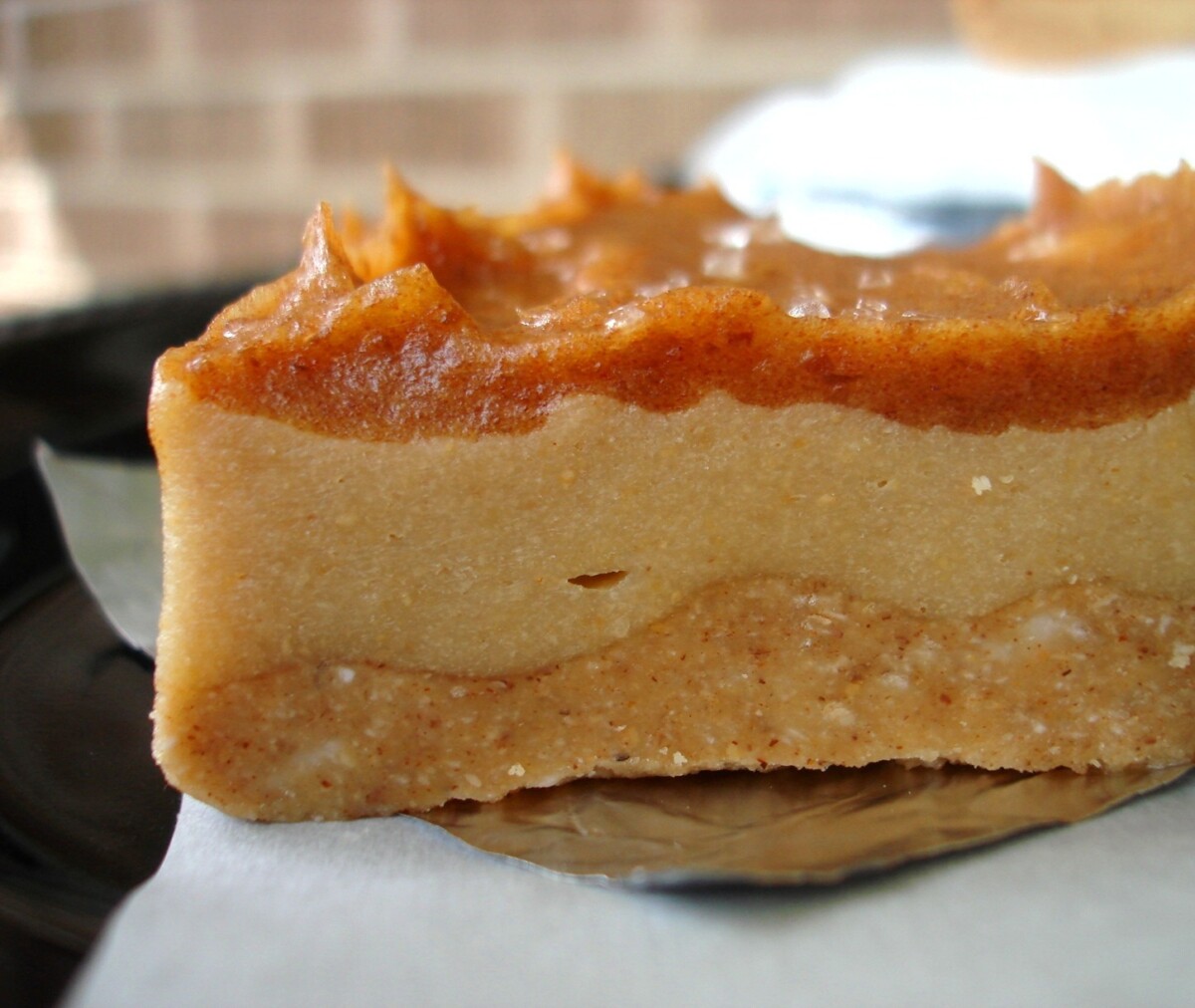 Caramel Cheesecake Bars (minus cheese) - PaleOMG