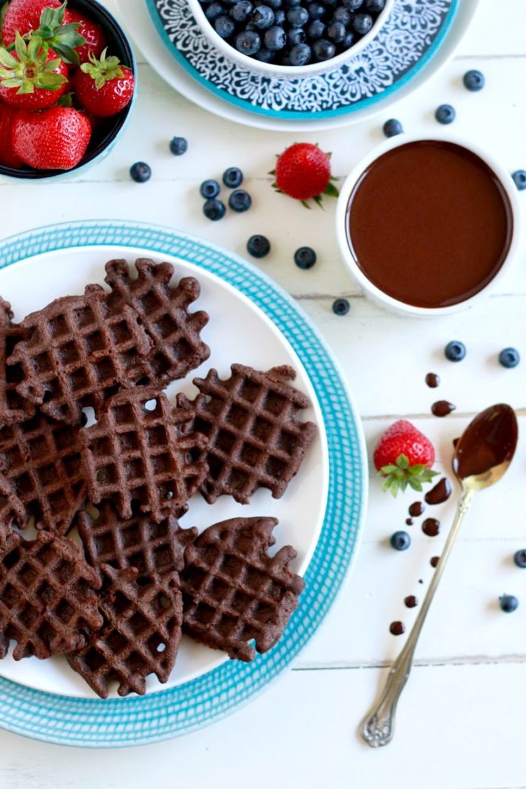 Guest Post: Mini Chocolate Waffles - PaleOMG