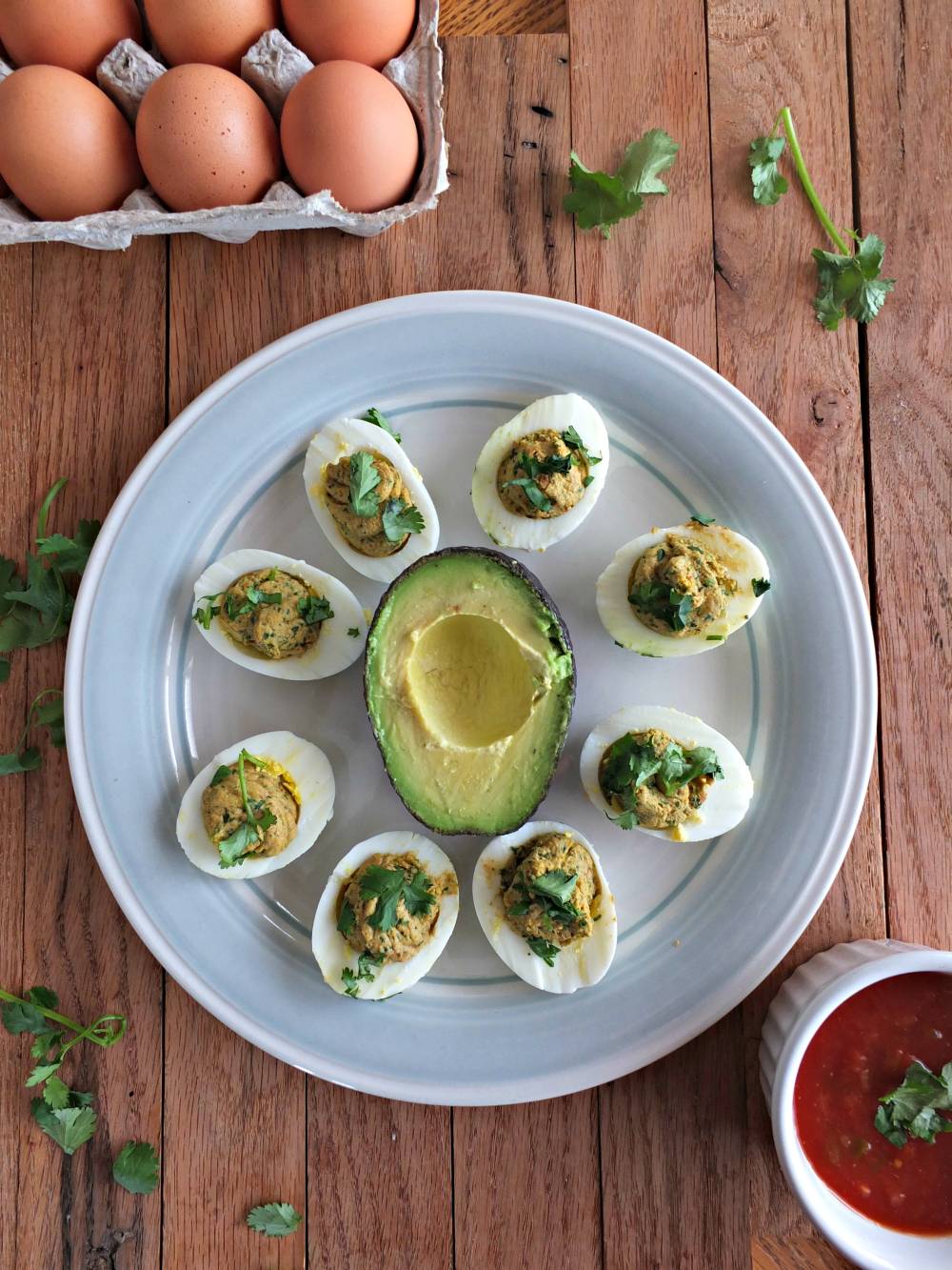Guest Post: Taco-Spiced Deviled Eggs - PaleOMG