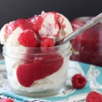 Salted Raspberry Caramel Ice Cream - PaleOMG.com