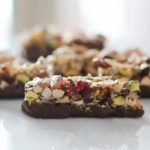 Chocolate Dipped Caramel Nut Bars - PaleOMG.com