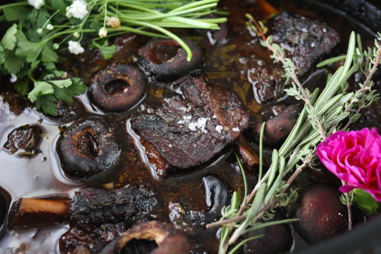 Crockpot Coffee Ancho Chile Short Ribs - PaleOMG