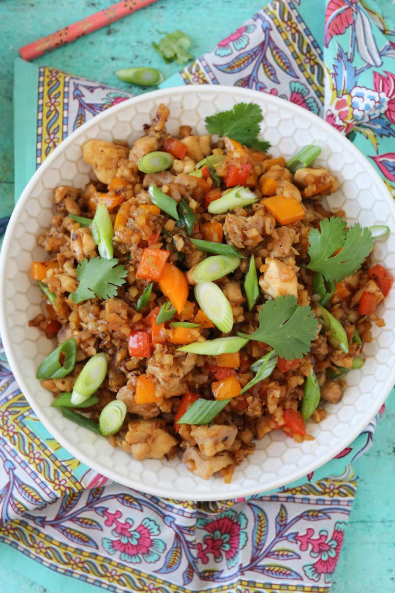 My Spin on Chicken Fried Rice - PaleOMG