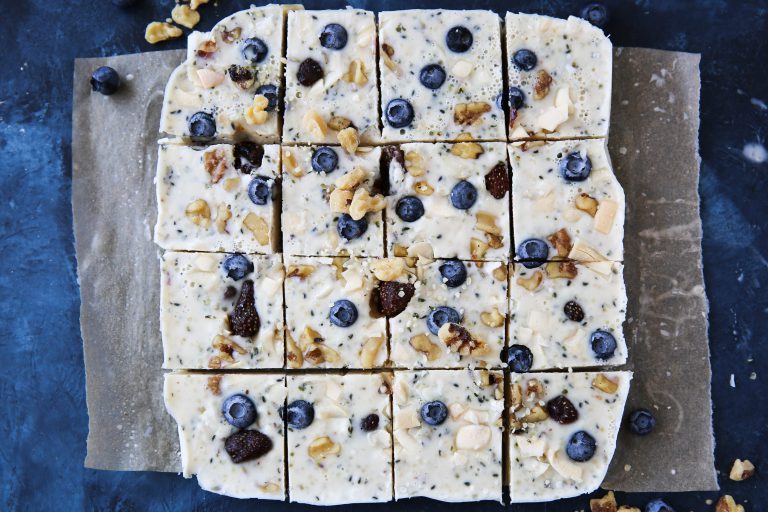 Breakfast Yogurt Freezer Squares - PaleOMG