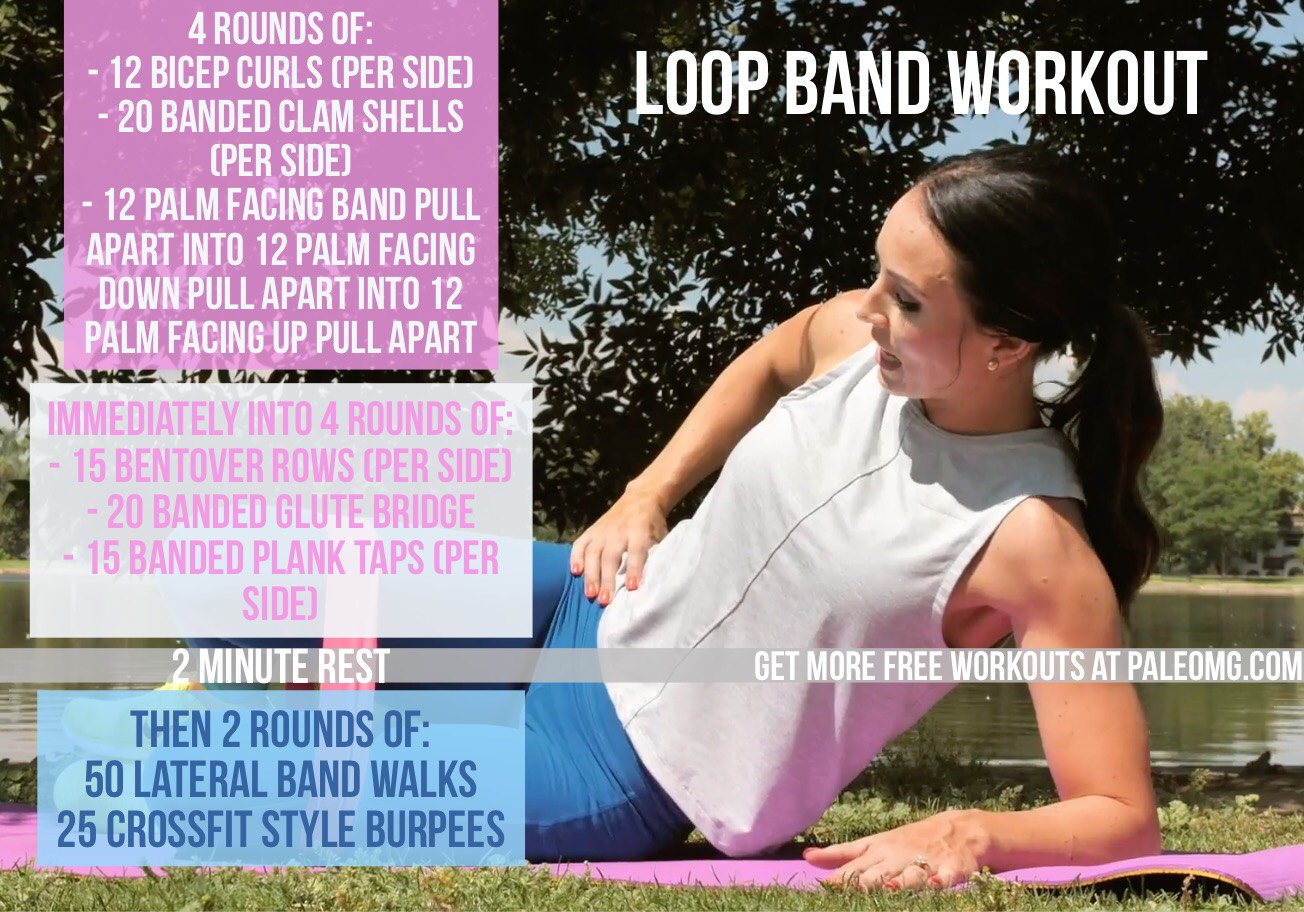 Sweat & Snack: Greek Yogurt Protein Fudgsicles & Loop Band Workout - PaleOMG