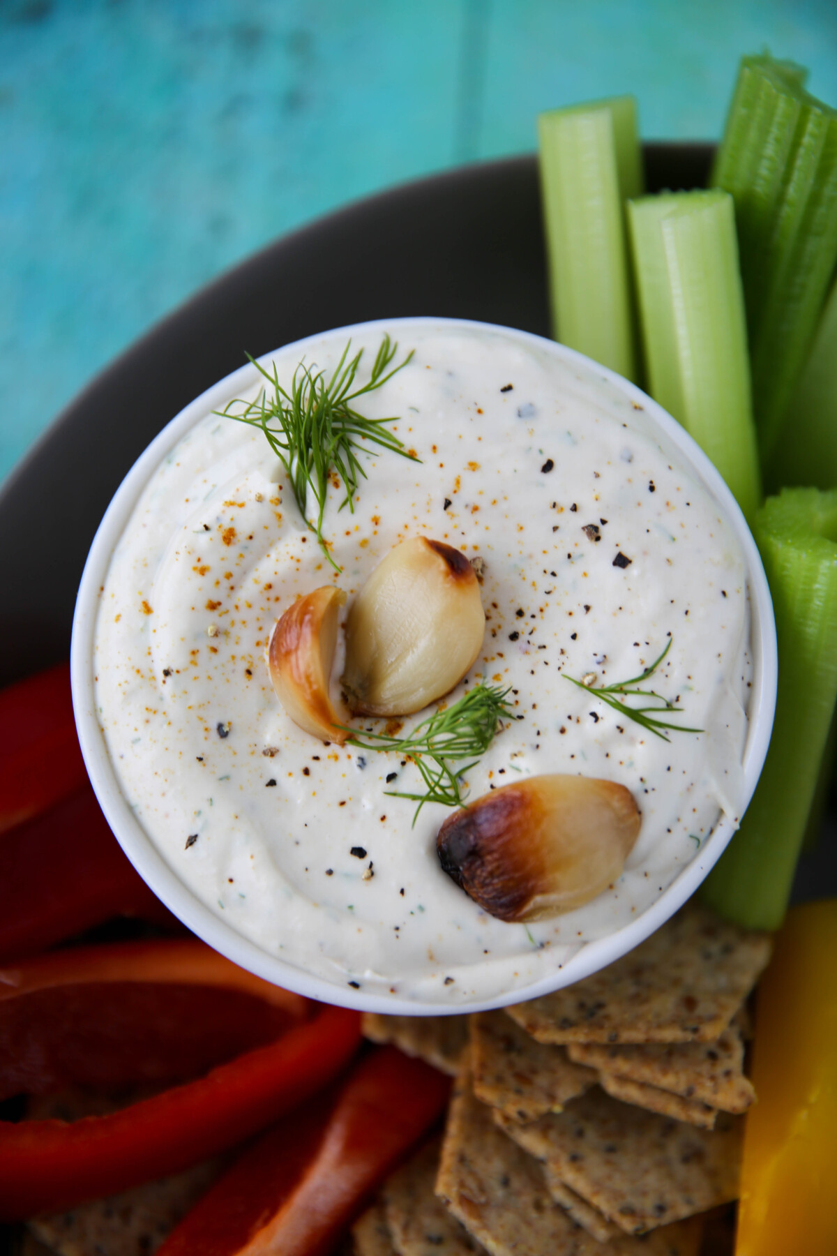 Roasted Garlic Dip - PaleOMG