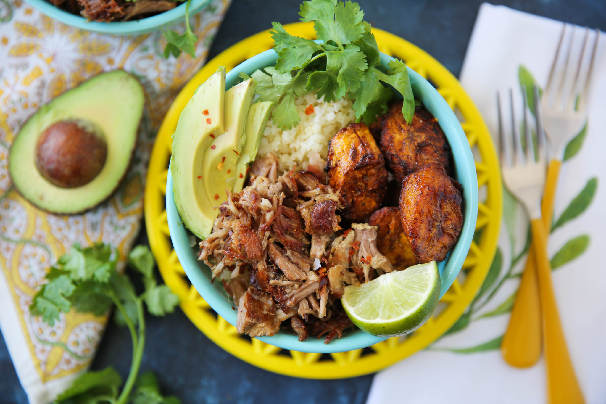 Mojo Pork Bowls - PaleOMG