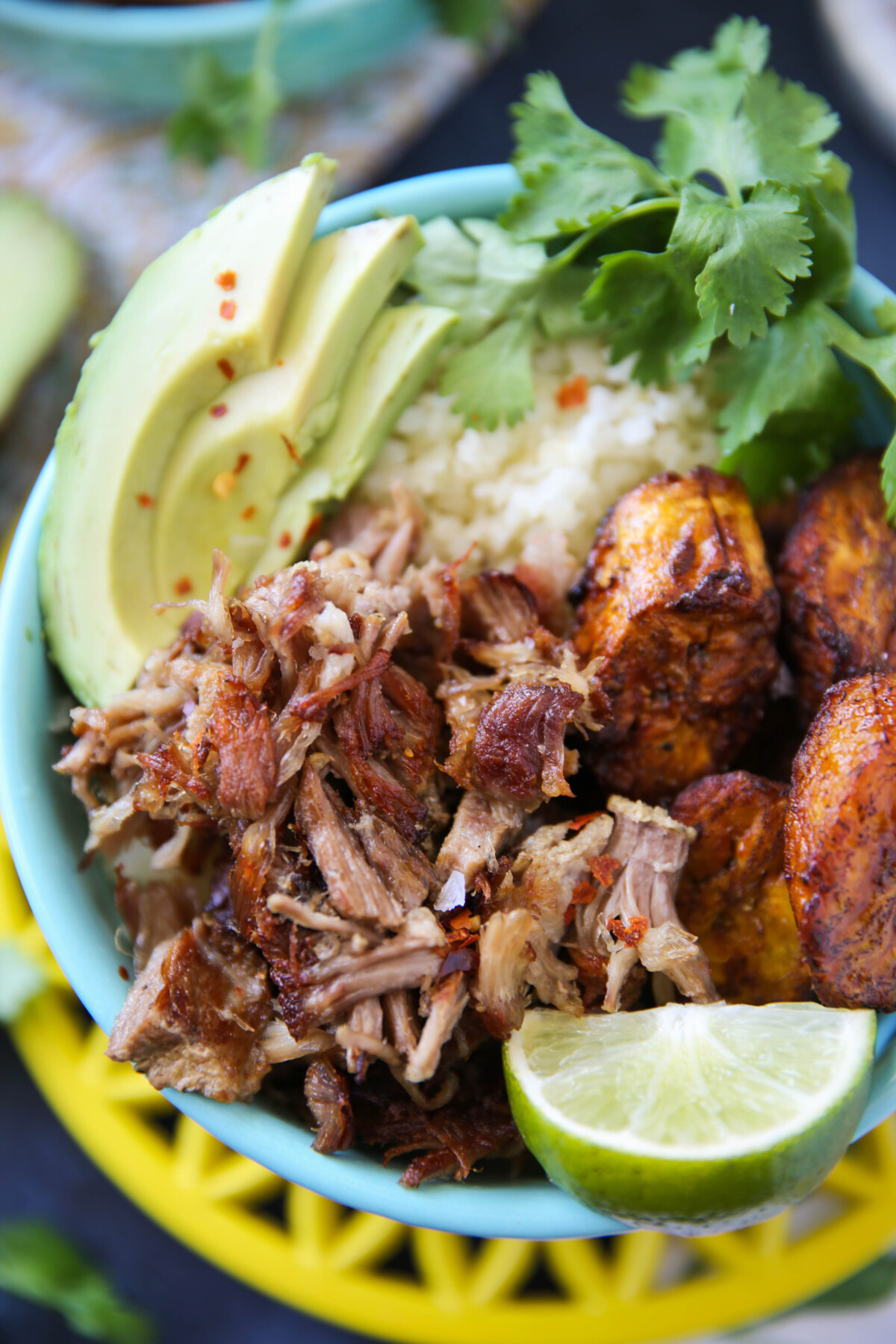 Mojo Pork Bowls - PaleOMG