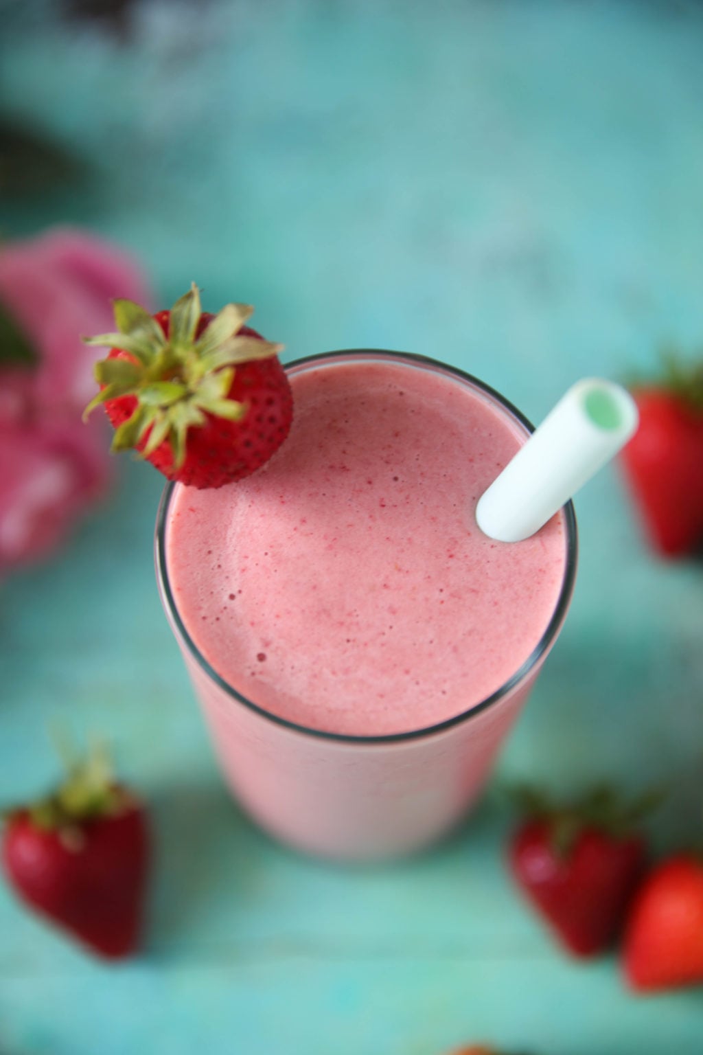 Strawberries & Cream Collagen Shake - PaleOMG