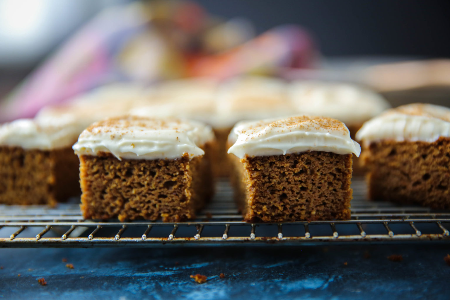 4-Ingredient Frosted Pumpkin Squares - PaleOMG