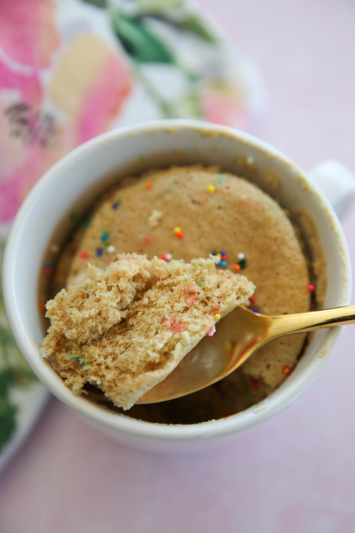 Funfetti Mug Cake - PaleOMG