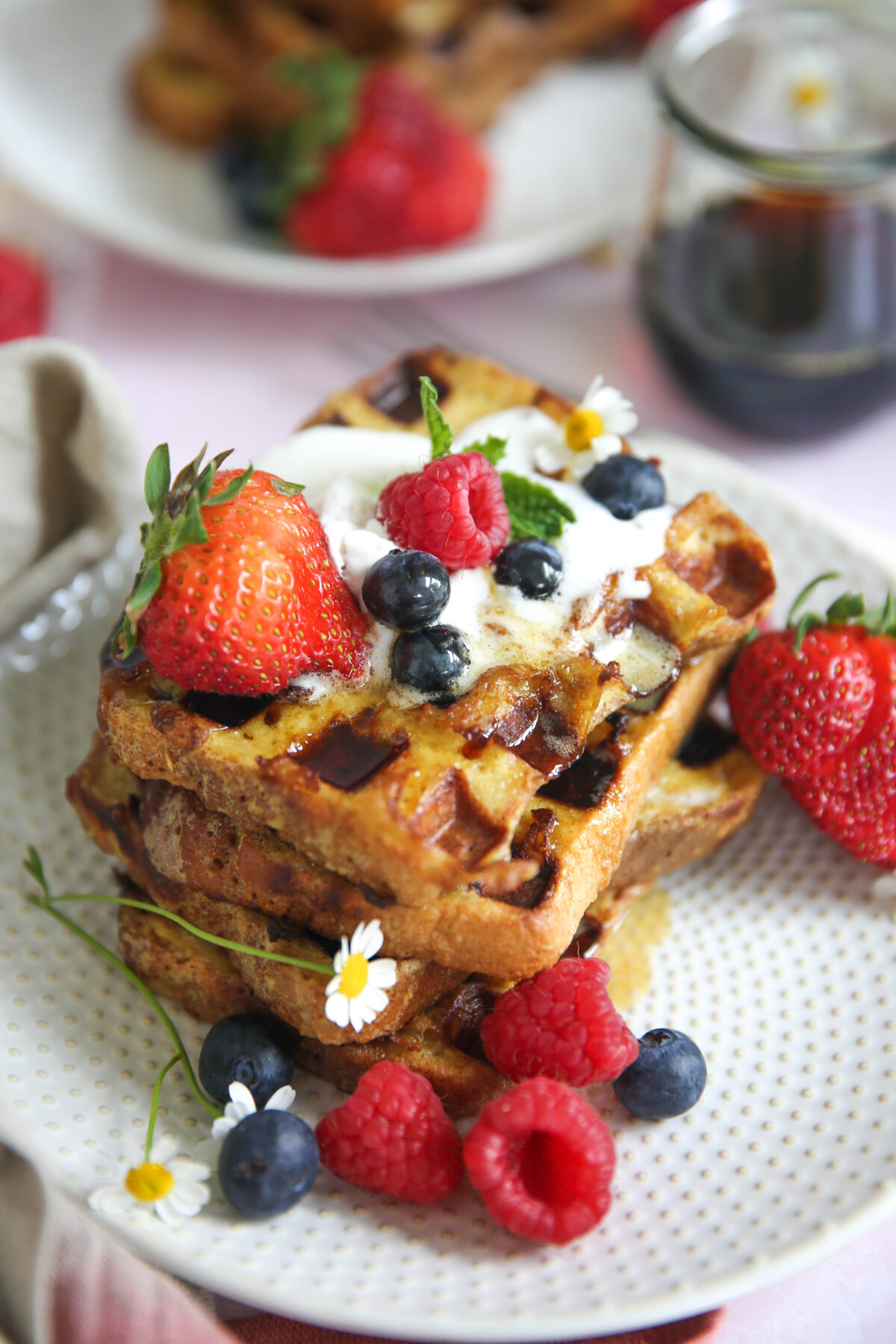 French Toast Waffles - PaleOMG