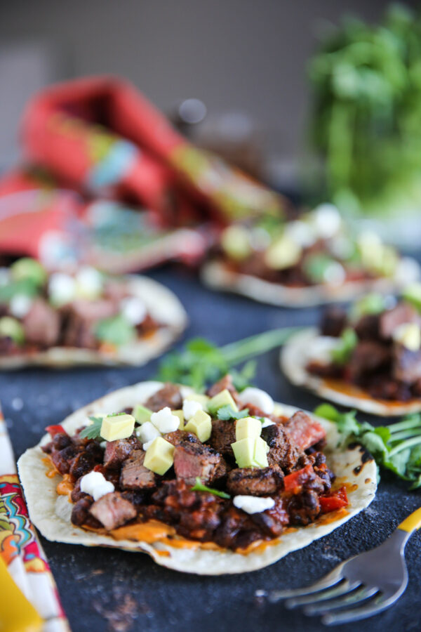 Steak & Bean Tostadas - PaleOMG