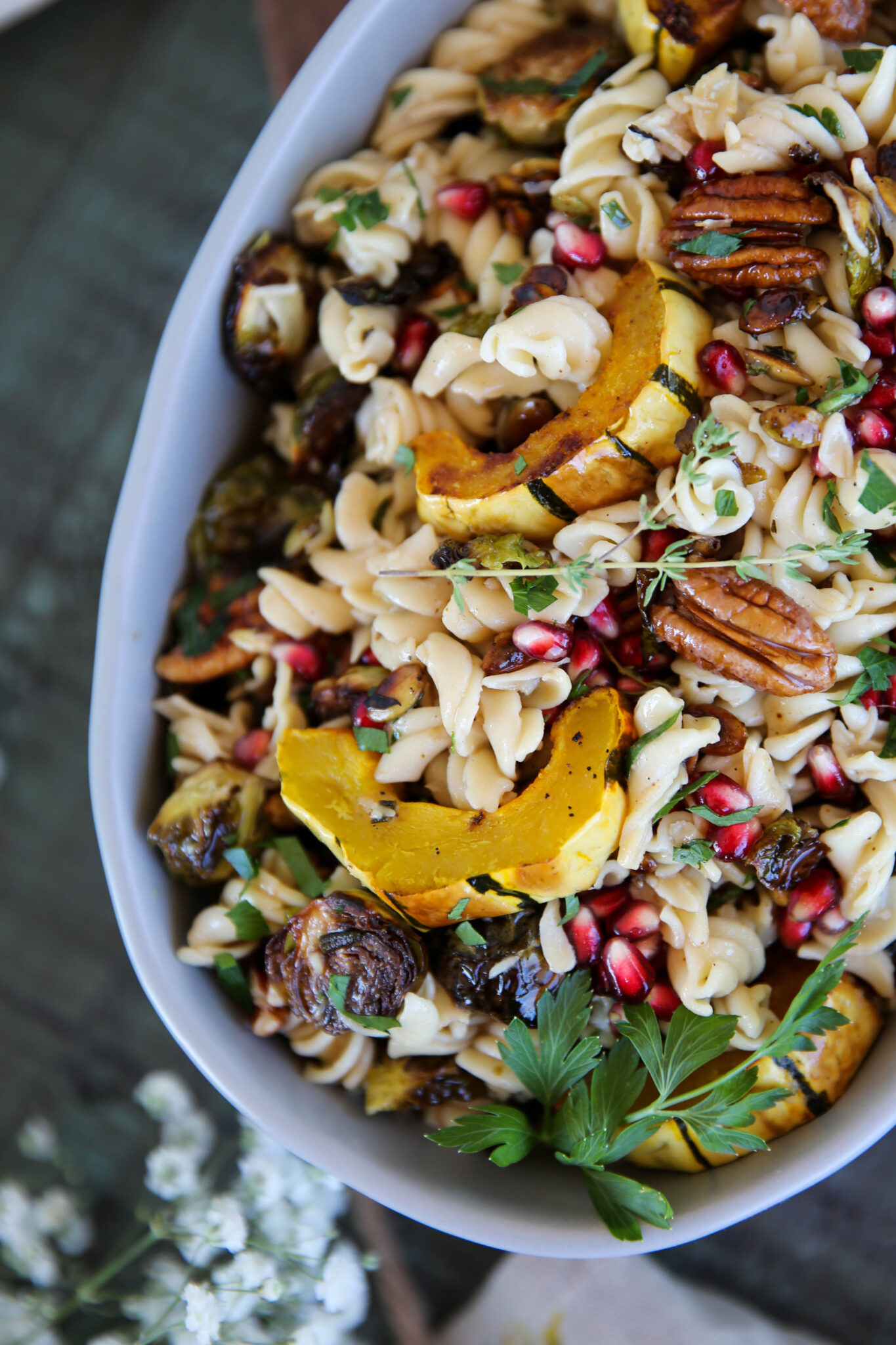 Fall Pasta Salad - PaleOMG