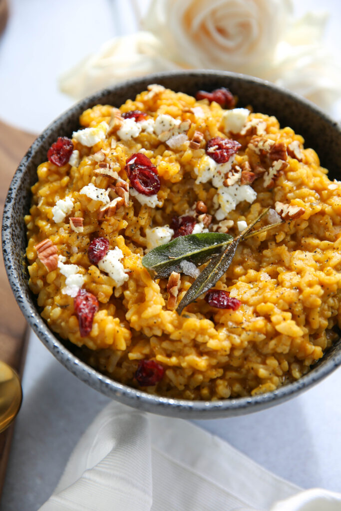 Instant Pot Pumpkin Risotto - PaleOMG