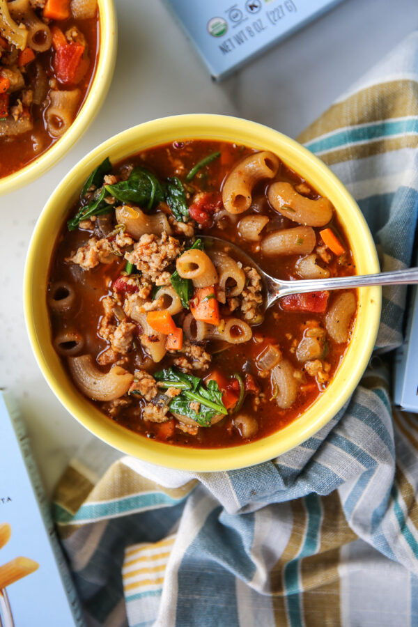Italian Pasta Soup - PaleOMG
