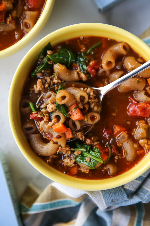 Italian Pasta Soup - PaleOMG