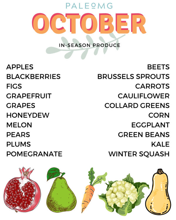 30 Seasonal Recipes to Cook in October - PaleOMG