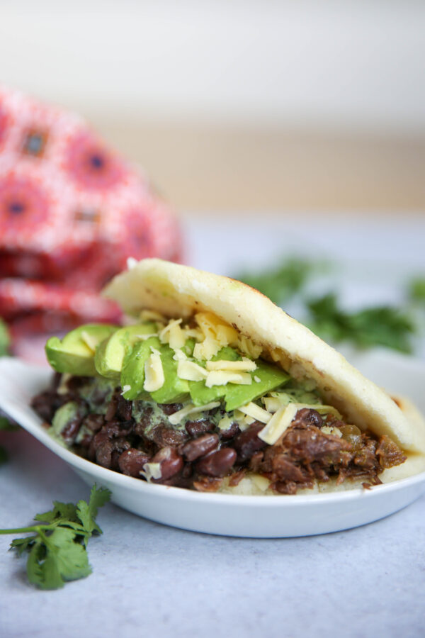 Shredded Beef Arepas - PaleOMG