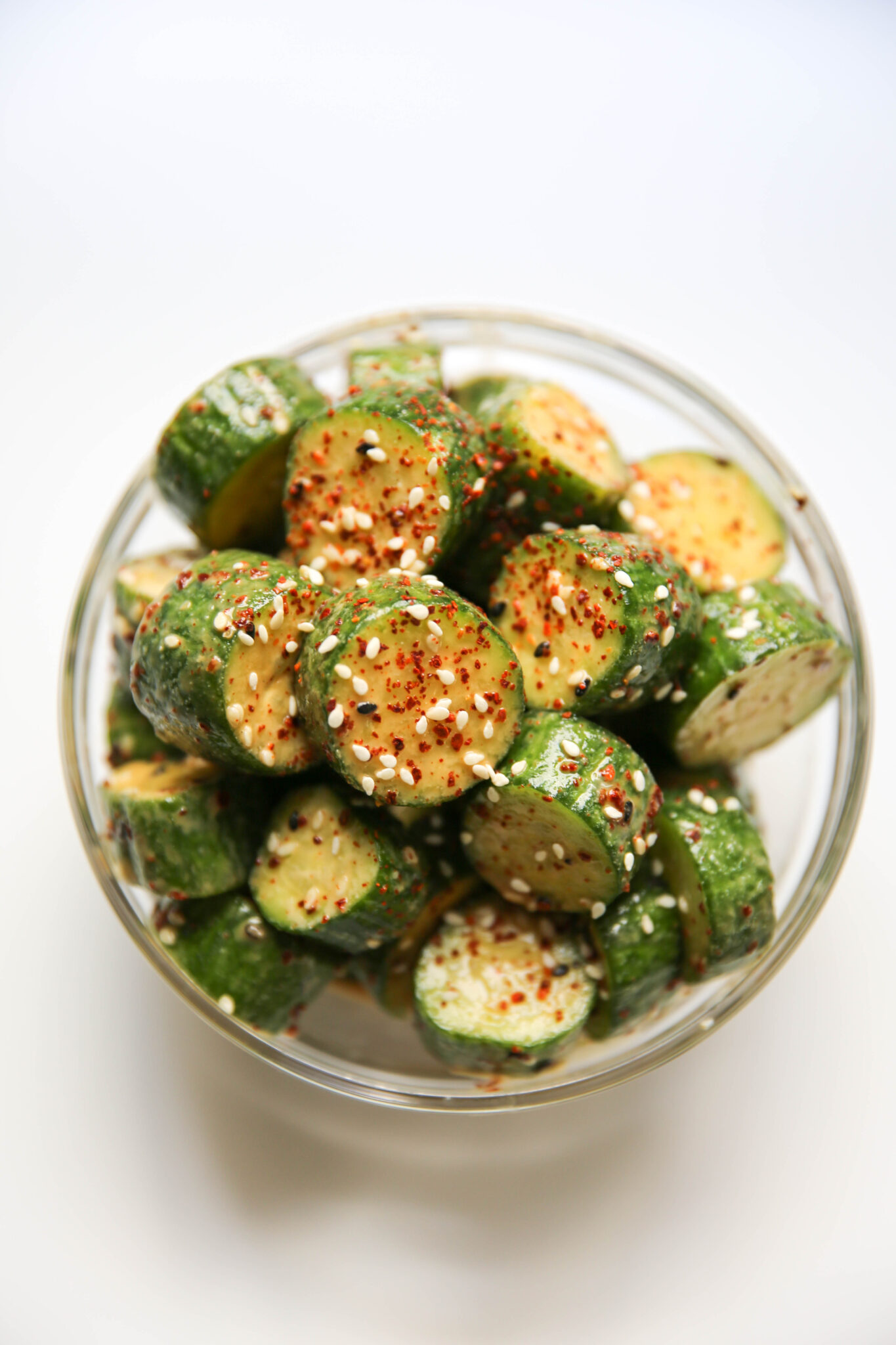 Creamy Sesame Cucumber Salad - PaleOMG