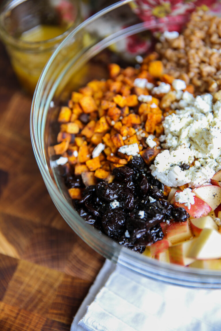 Fall Harvest Kale Salad - PaleOMG