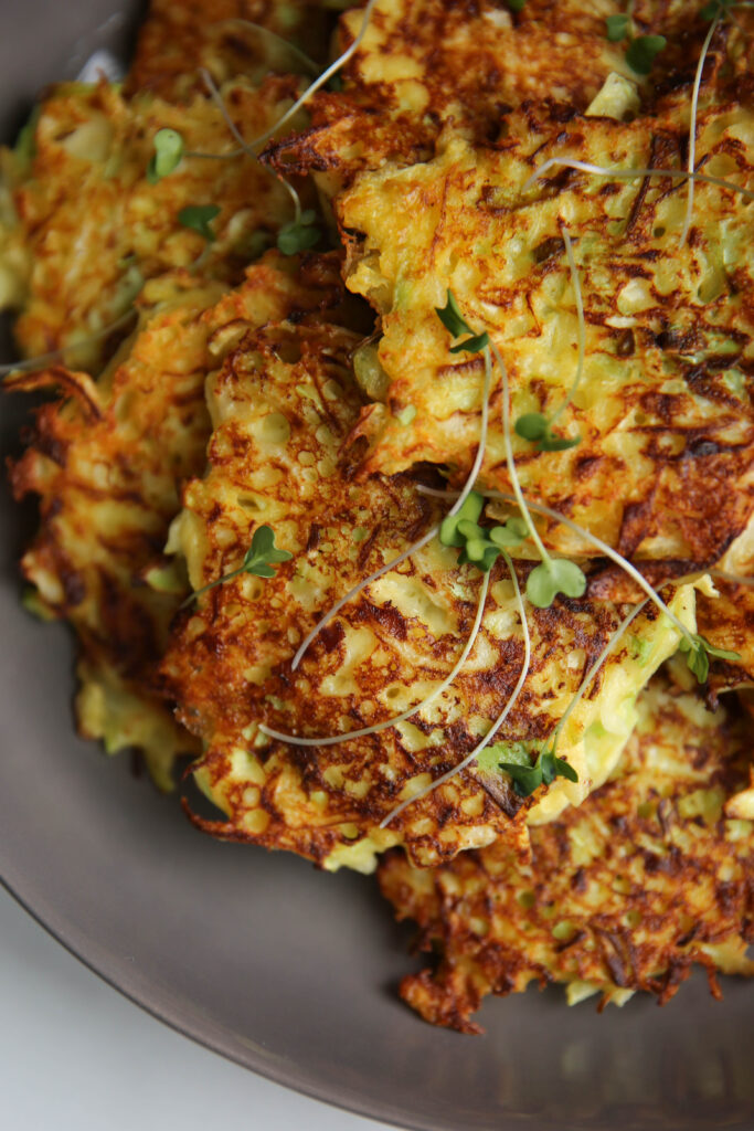 Eat Your Veggies Series - Cabbage Fritters - PaleOMG