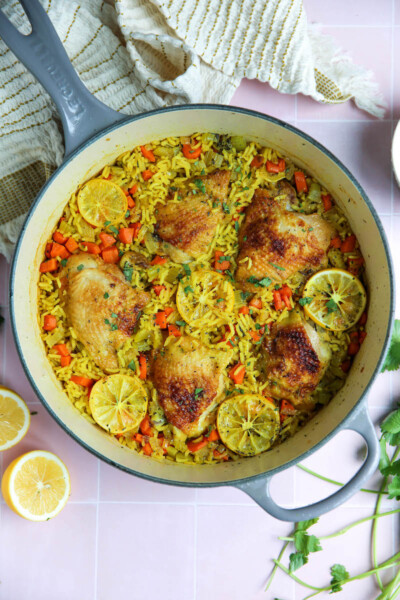 One-Pan Ginger Chicken & Rice - PaleOMG