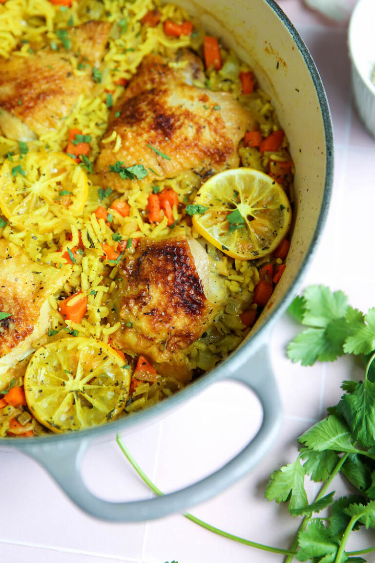 One-Pan Ginger Chicken & Rice - PaleOMG