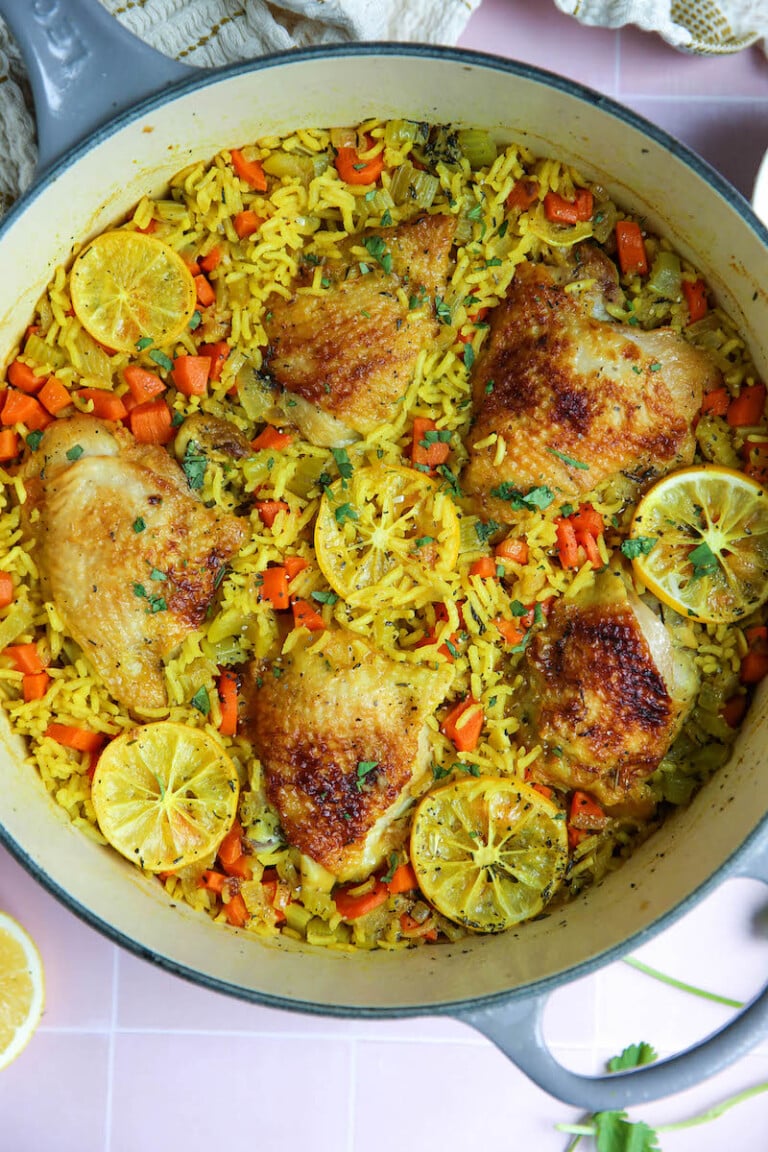 One-Pan Ginger Chicken & Rice - PaleOMG